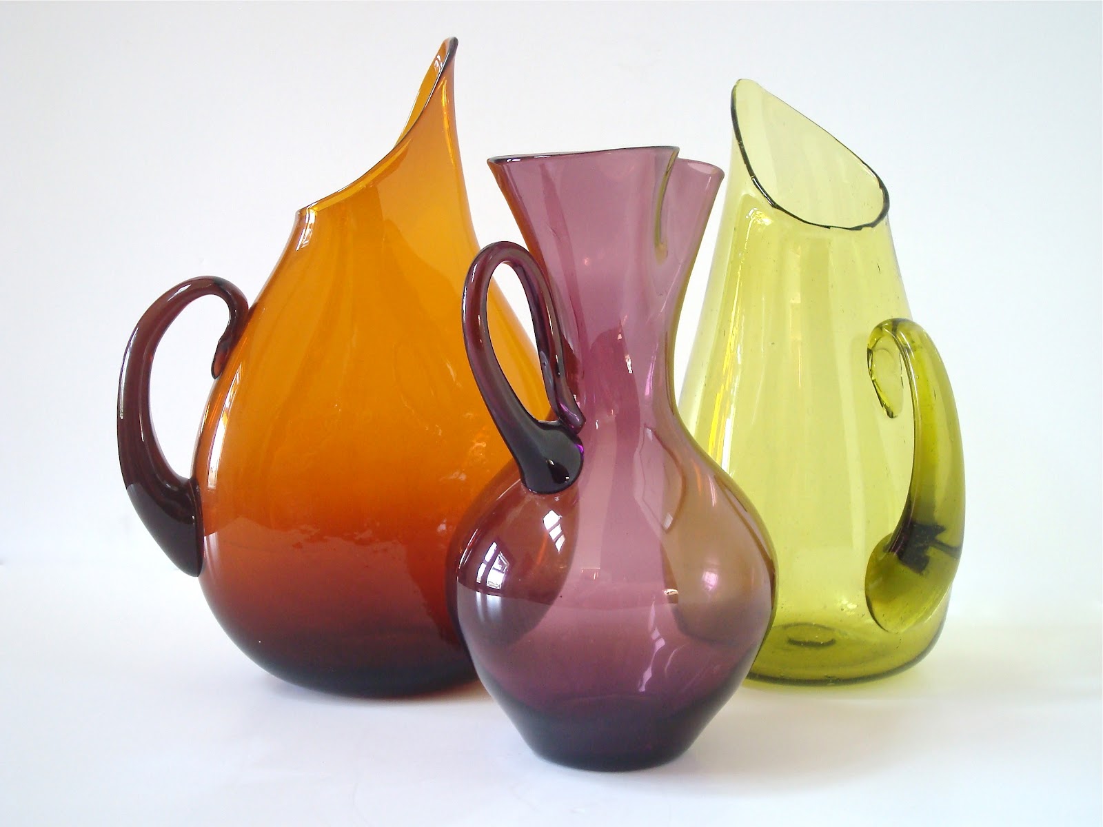 Heart of Glass - Blenko Glass: Anderson Pitchers