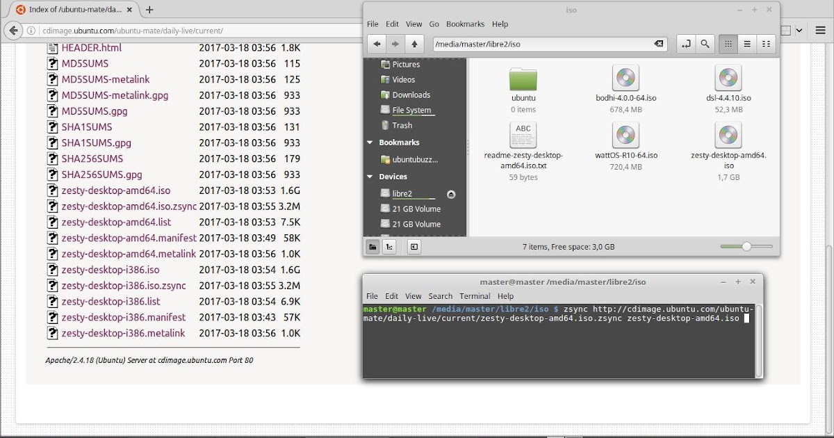 Downloading GNU/Linux with zsync