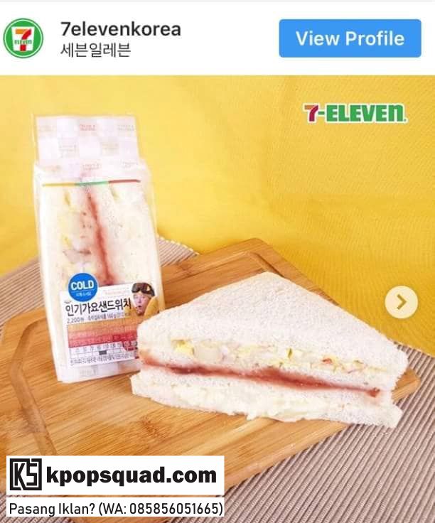 Harga Roti Inkigayo Sandwich, Makanan Korea Selatan yang Disukai dan ...