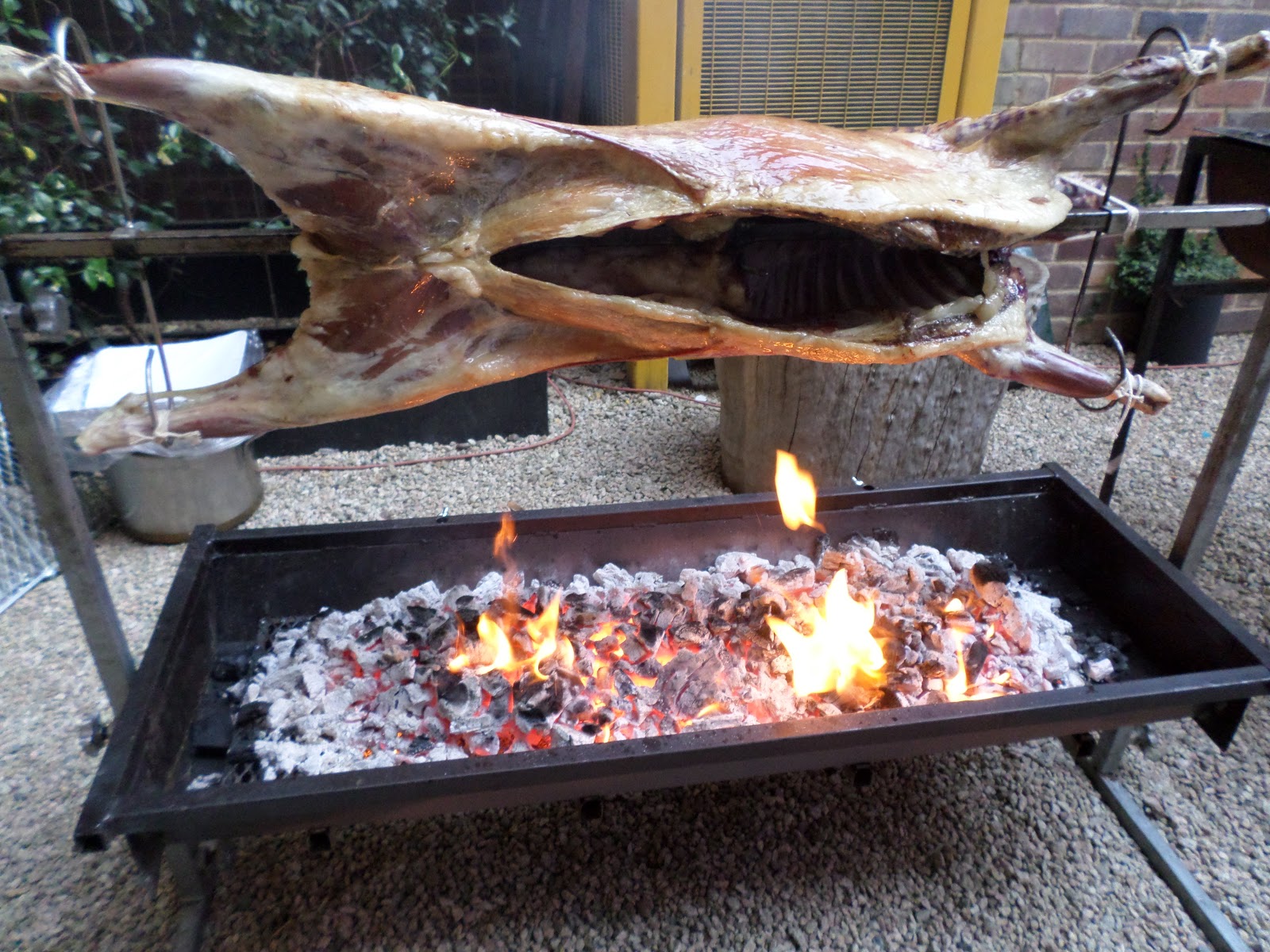 Braai Winkel: Lamb Spit Braai for 60 People