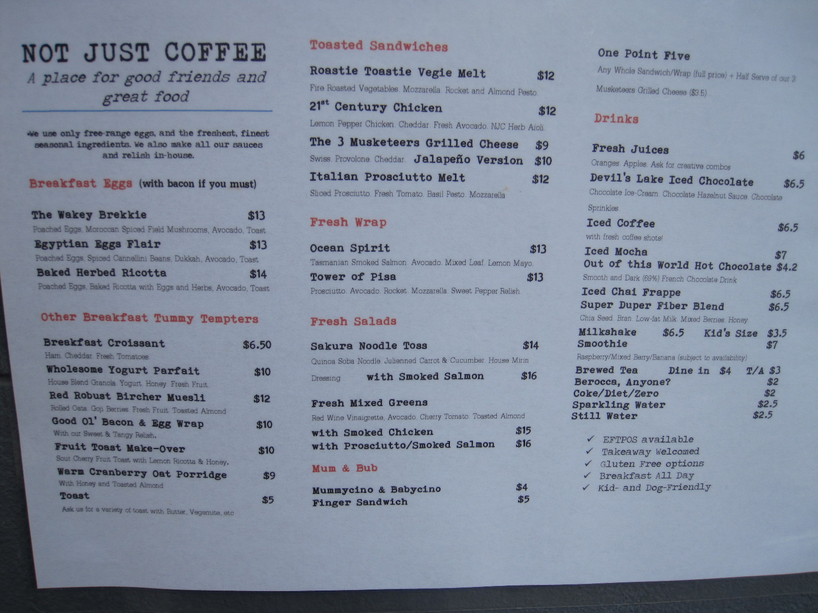 :: GourmetOrange ::: Not Just Coffee @ Paddington