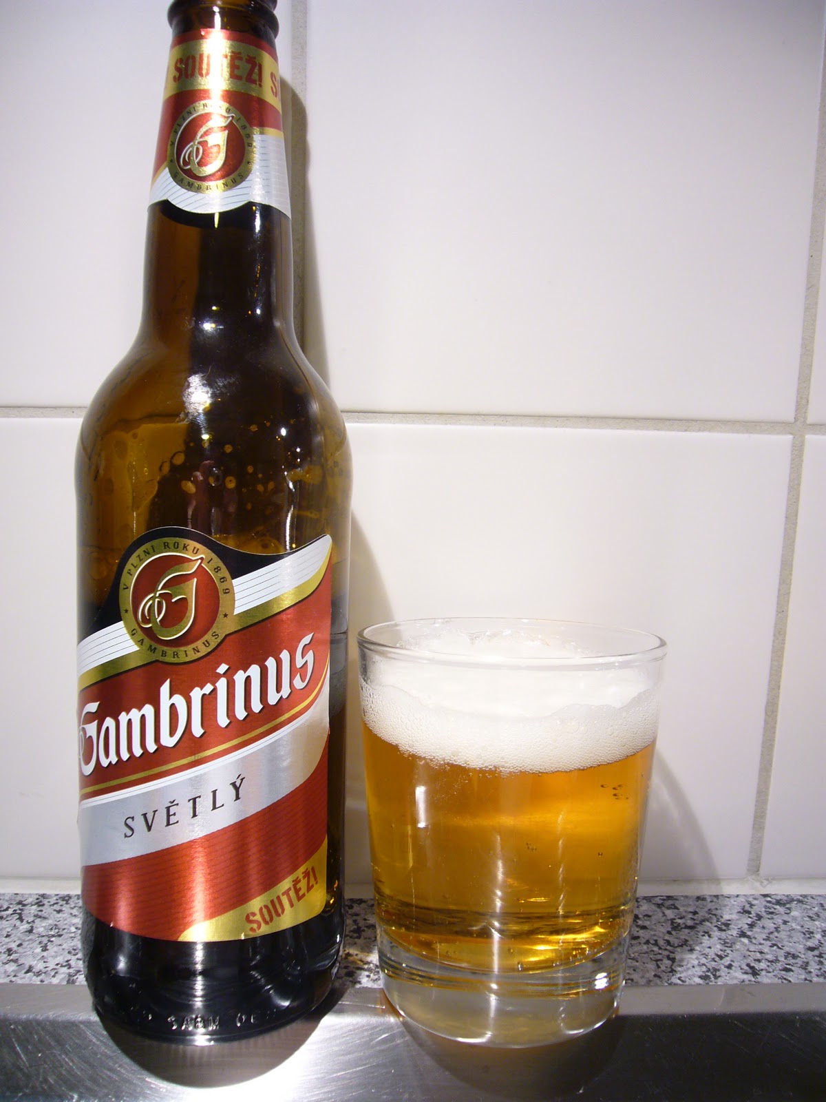 An- und Bemerkungen: Bier 137: Gambrinus Světlý