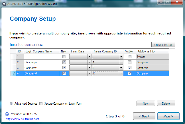Acumatica Singapore: Understanding Company Setup Options
