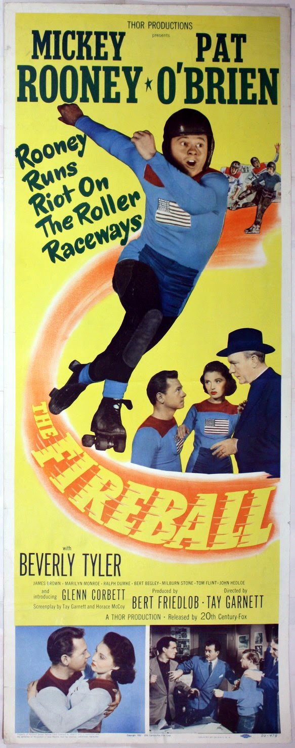 MARILYN MONROE (1926-1962): Filmography and FREE MOVIES: The Fireball (1950) "Ruedas de fuego"