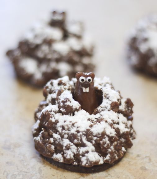 Project Denneler: Pop-up Punxsutawney Phil Cookies