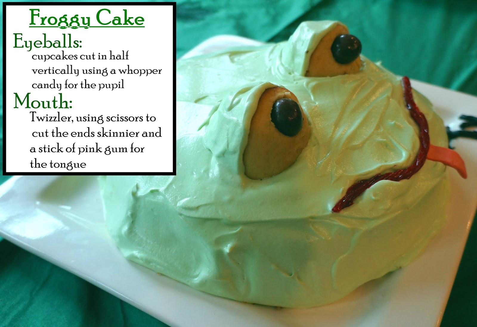 Kammy's Korner: Simple But Super Cute Frog Birthday Cake