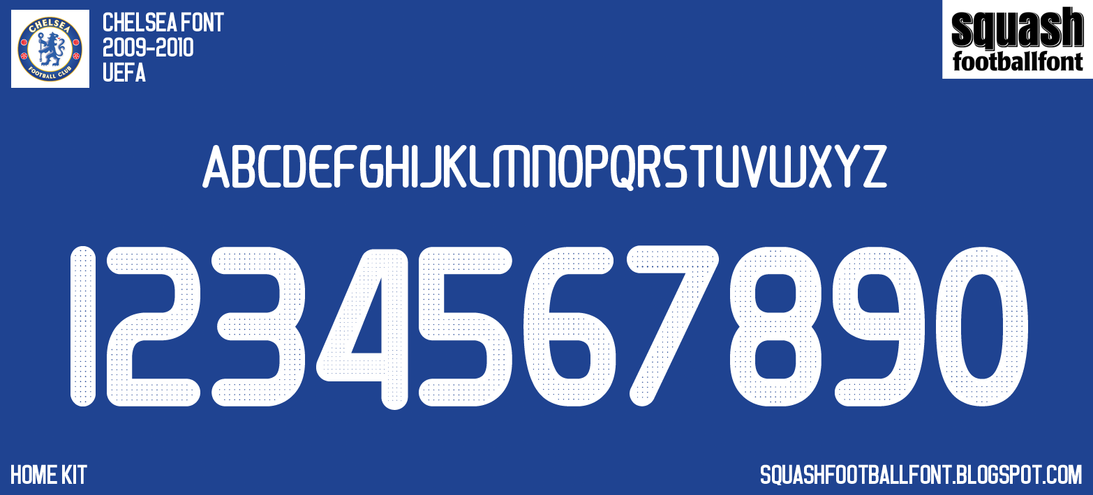SFF: Chelsea 2009-2010 Font