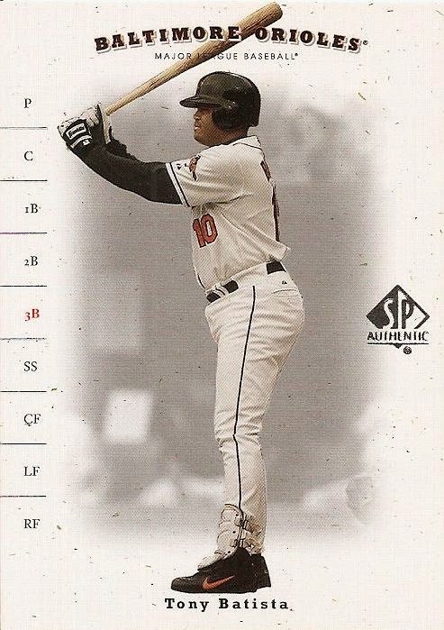 Orioles Card "O" the Day: Tony Batista, 2001 Upper Deck SP Authentic #187