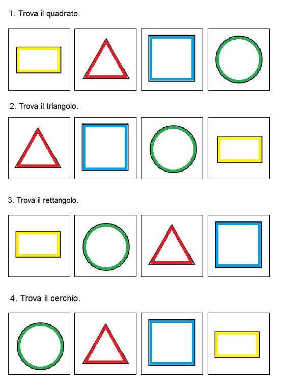 comuniCAAzione: Trova le figure geometriche