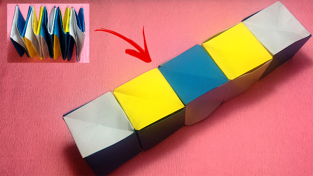 How to make a magic paper cube box- origami tutorial tricks DIY ...