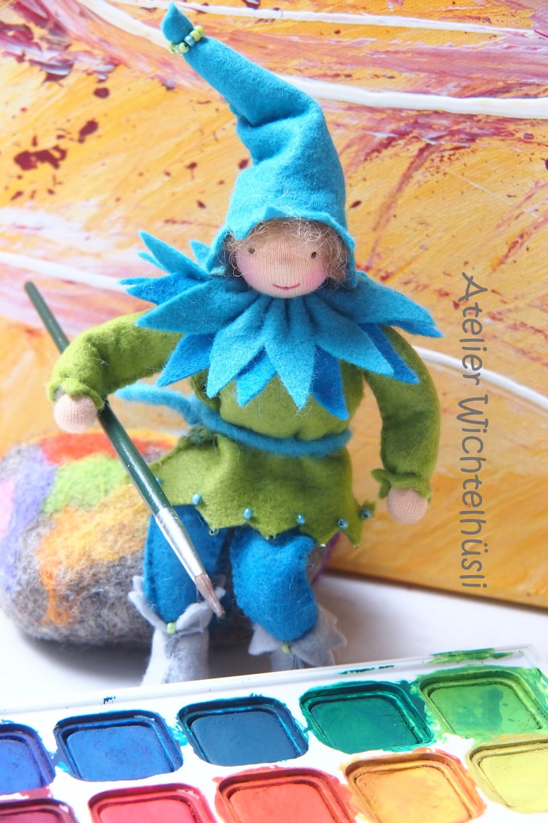 Atelier Wichtelhuesli : DER ELF......ALS MASKOTTCHEN!