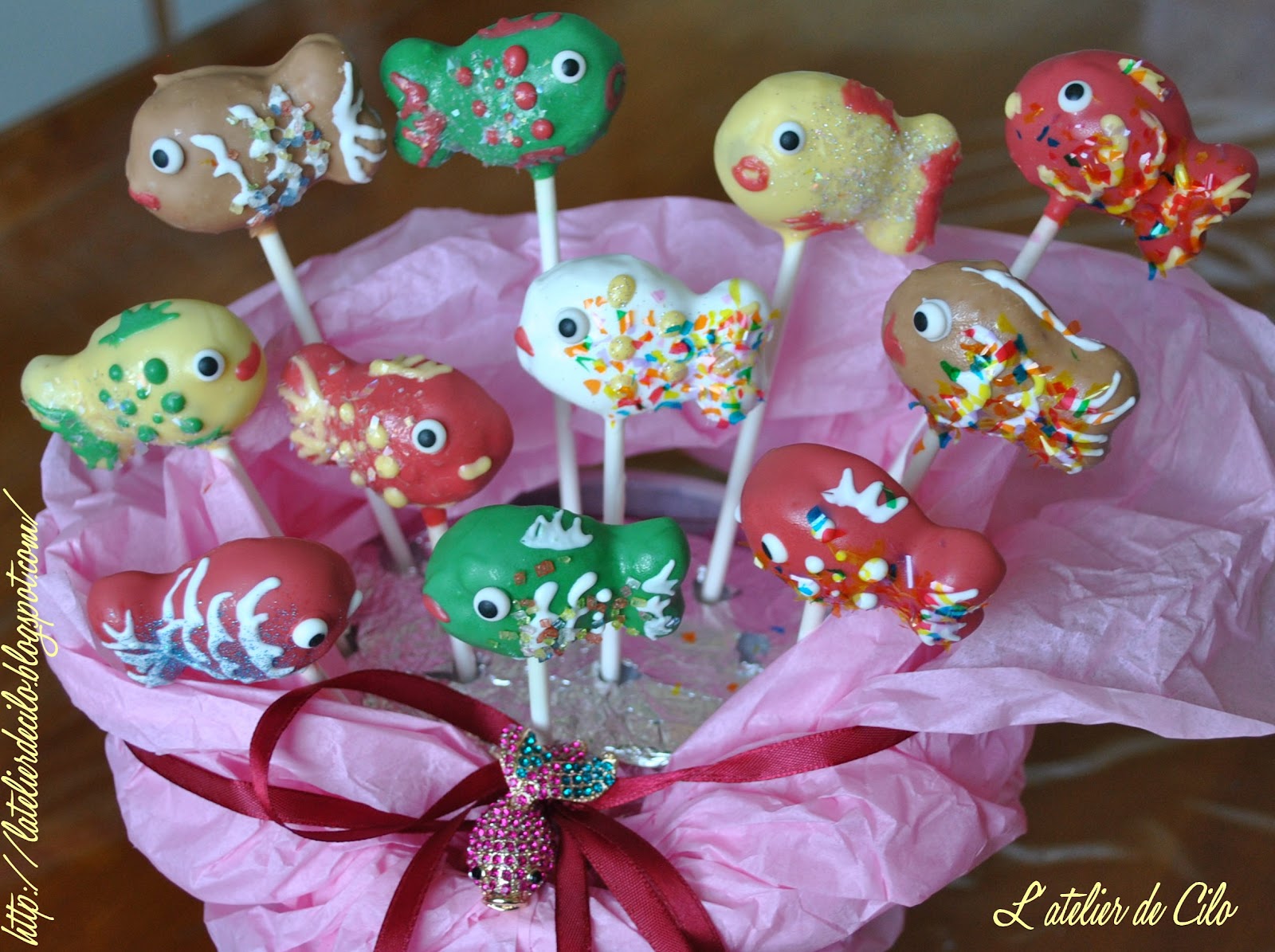 L'atelier de Cilo: cakes pops « poissons d'avril » ou pas