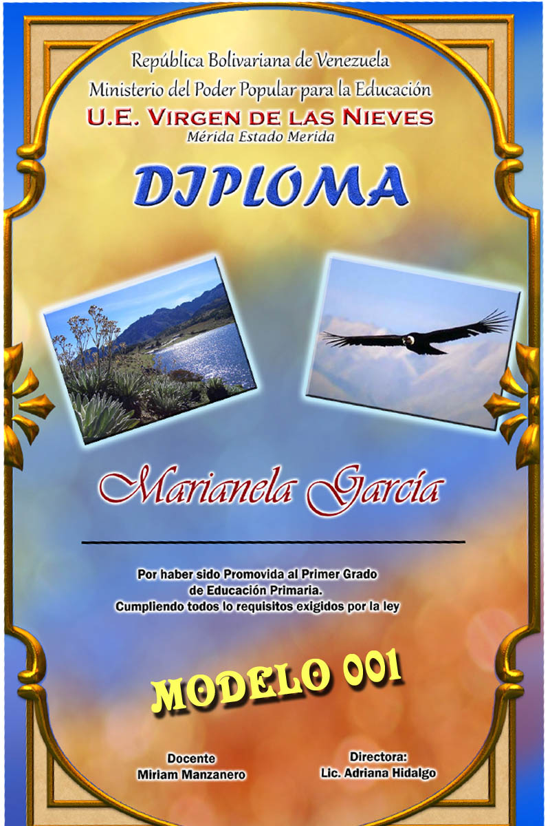 Diplomas Sexto Grado Fotografia Y Diseño