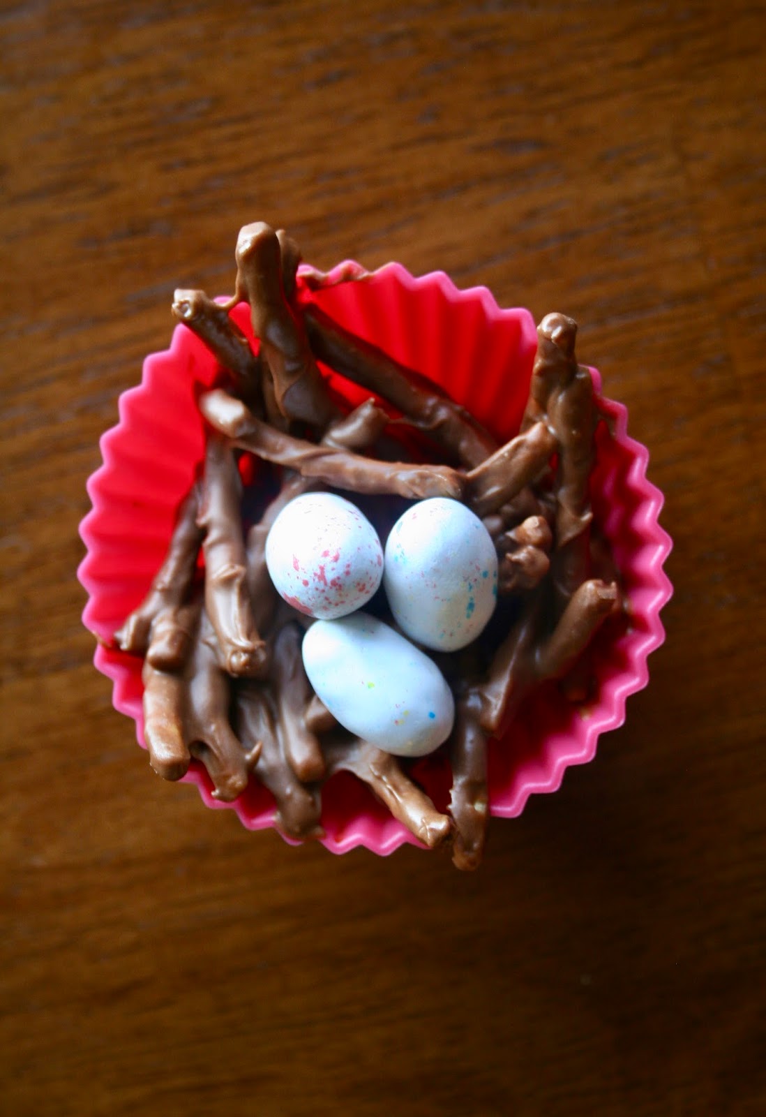Chocolate Chow Mein Robin Egg Nests