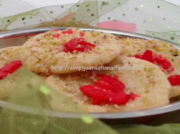 Pather Pheni ( Indian sweet pastry dish) ~ICC January 2012 | simply.food
