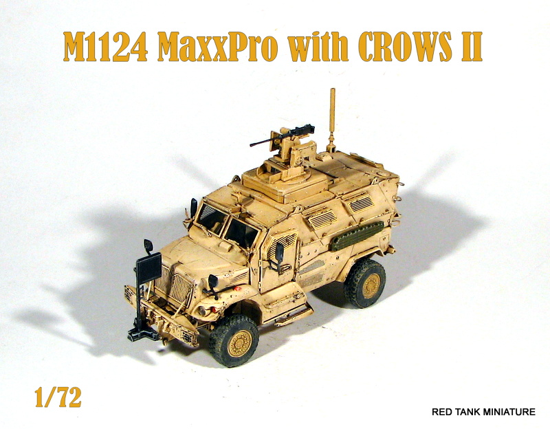 Gulumik Military Models: M1124 MaxxPRO with CROWS II 1/72