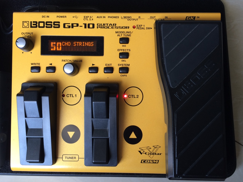 Passion for Electric Guitar: Efek-efek yang ada dalam Boss GP-10
