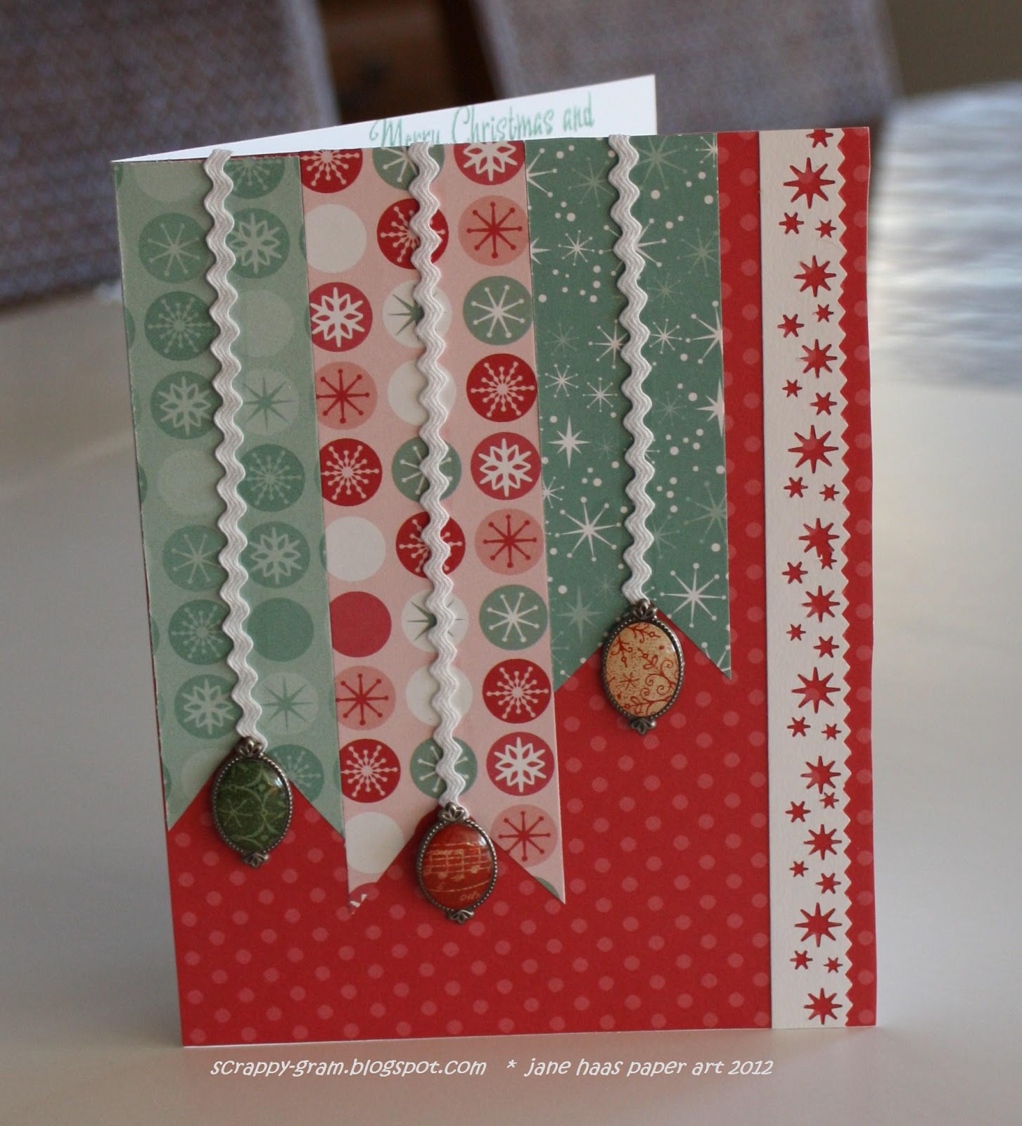 Scrappy-Gram's Designs: Jingle Banner Card