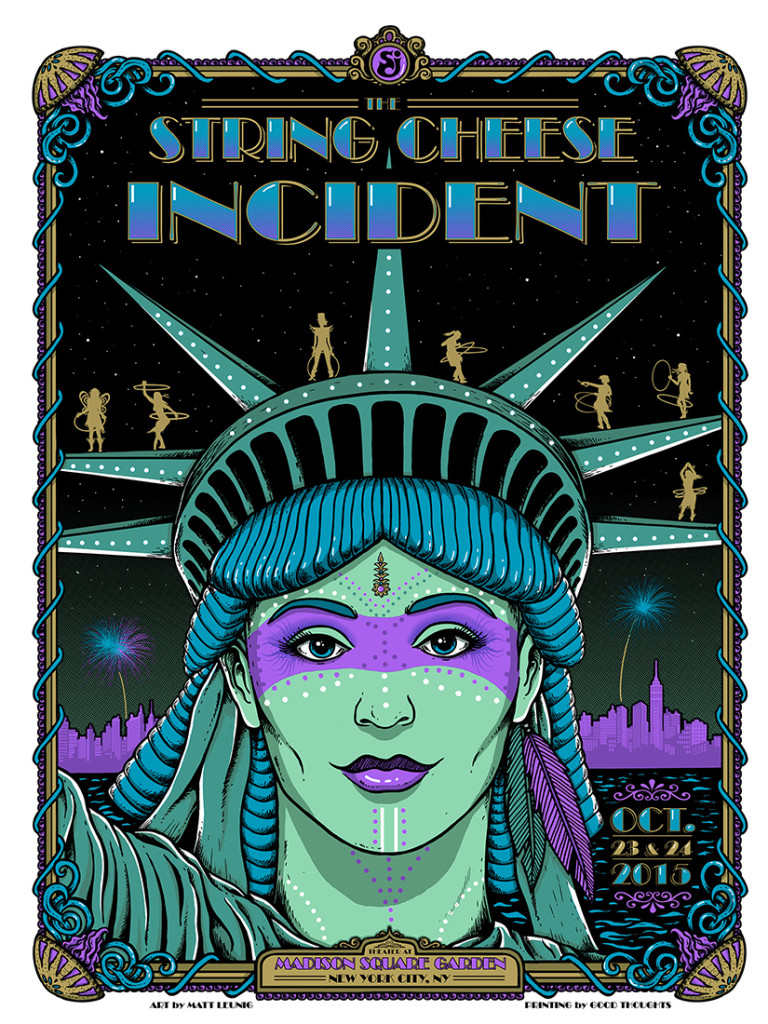 INSIDE THE ROCK POSTER FRAME BLOG: Matt Leunig String Cheese Incident ...