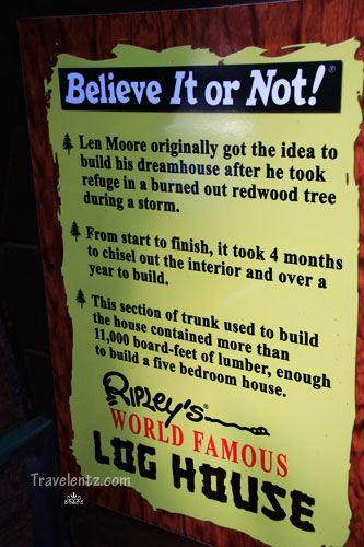 World Famous Log house ~ Travelentz