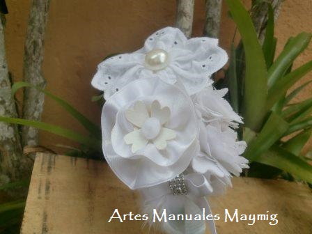 MayMig Artes Manuales: Cintillo Blanco para niñas ideal para Primera ...