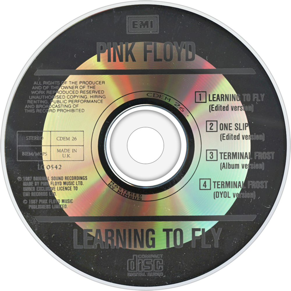 Pink Floyd Ilustrado: 1987 Learning To Fly - Single C.D