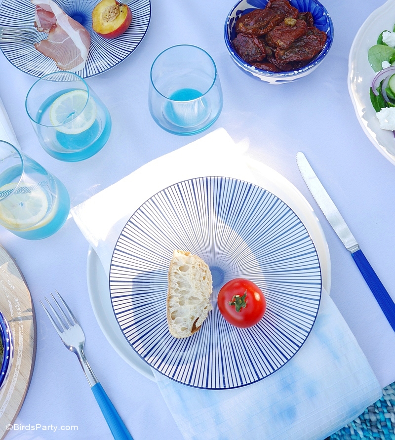 A Mediterranean Inspired Party - Party Ideas | Party Printables Blog