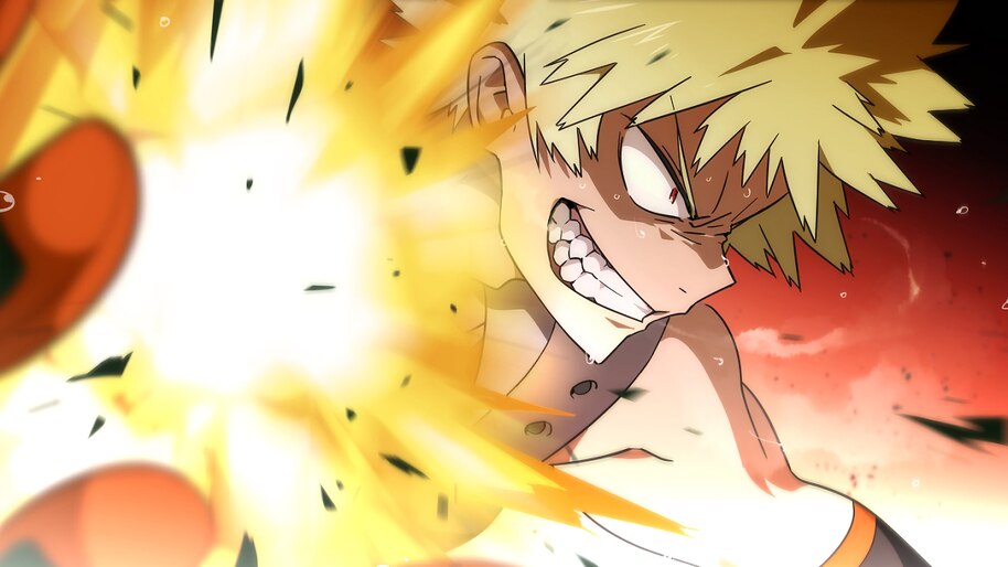 Katsuki Bakugo, Explosion,, My Hero Academia,, 4K, #5.203 Wallpaper PC ...