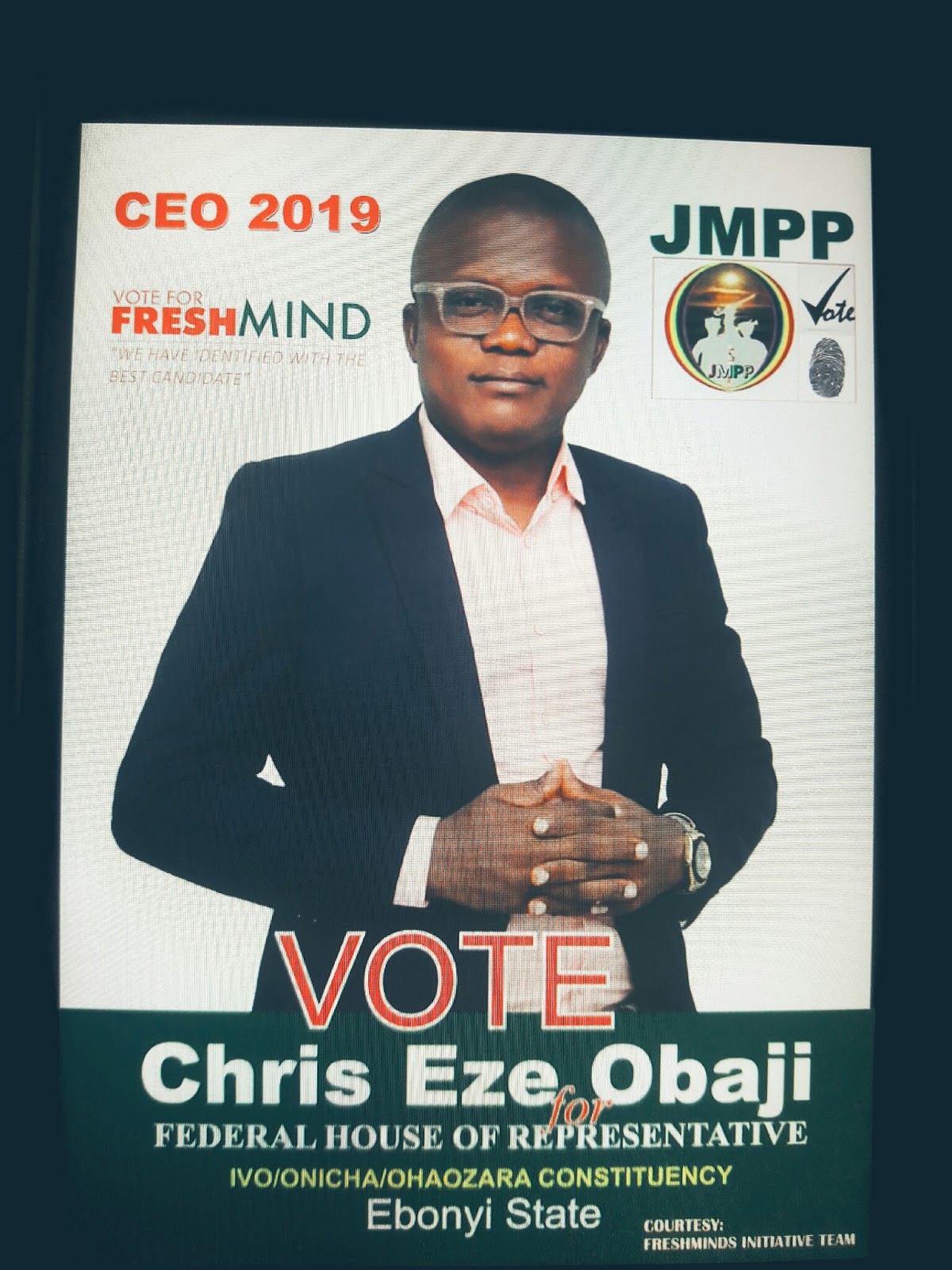 Welcome to TheFusionNg: Chris Eze Obaji: The "FRESH MIND" for the Job