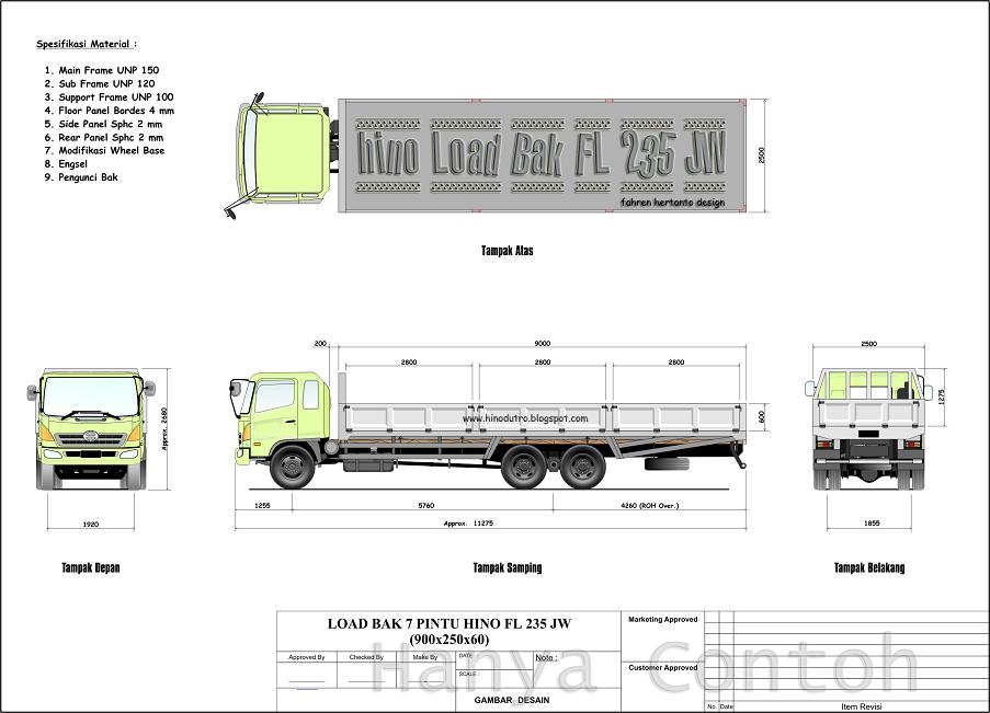 Hino FL 235 JW ~ Sales Truck dan Bus - Hino Authorized Dealer