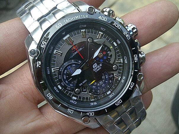 Casio Edifice Ori BM: Edifice EF-550 Red Bull Ori BM