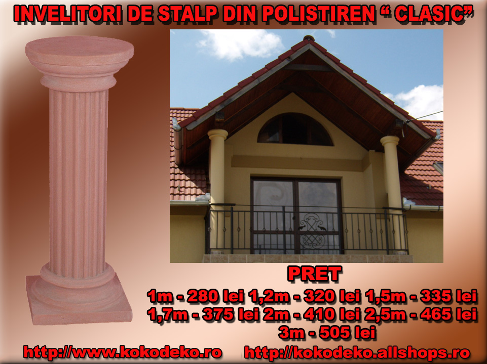polistirendecorativ: Coloane polistiren Clasic
