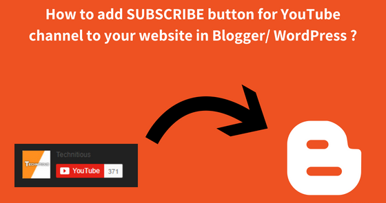 How to add SUBSCRIBE button of YouTube channel to your website in ...