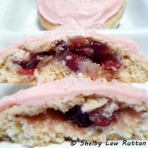 White Chocolate Cranberry Filled Soft Cookies - Grumpy's Honeybunch