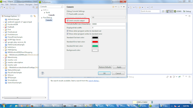 Design Interviews Problems And Solutions How To Set The Debug Console Buffer Limit In Eclipse