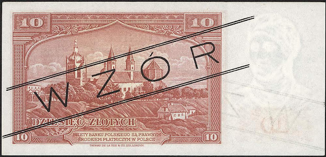 Poland banknotes 10 Polish Zloty banknote of 1939|World Banknotes ...