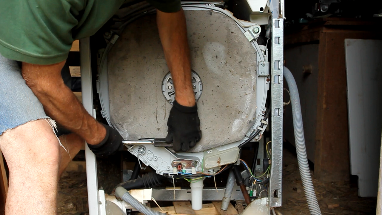 Convert Your Washing Machine to Pedal Power Part 2 - Taking Everything ...