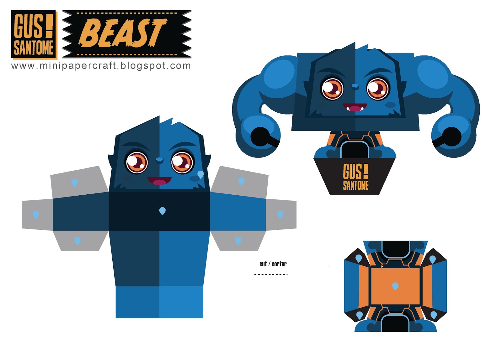 Fera - CASA DO PAPERCRAFT