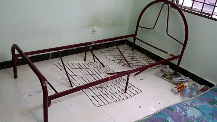 Baiki Katil Besi Patah