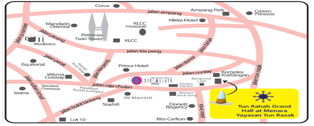 Dewan Besar Tun Rahah: Map