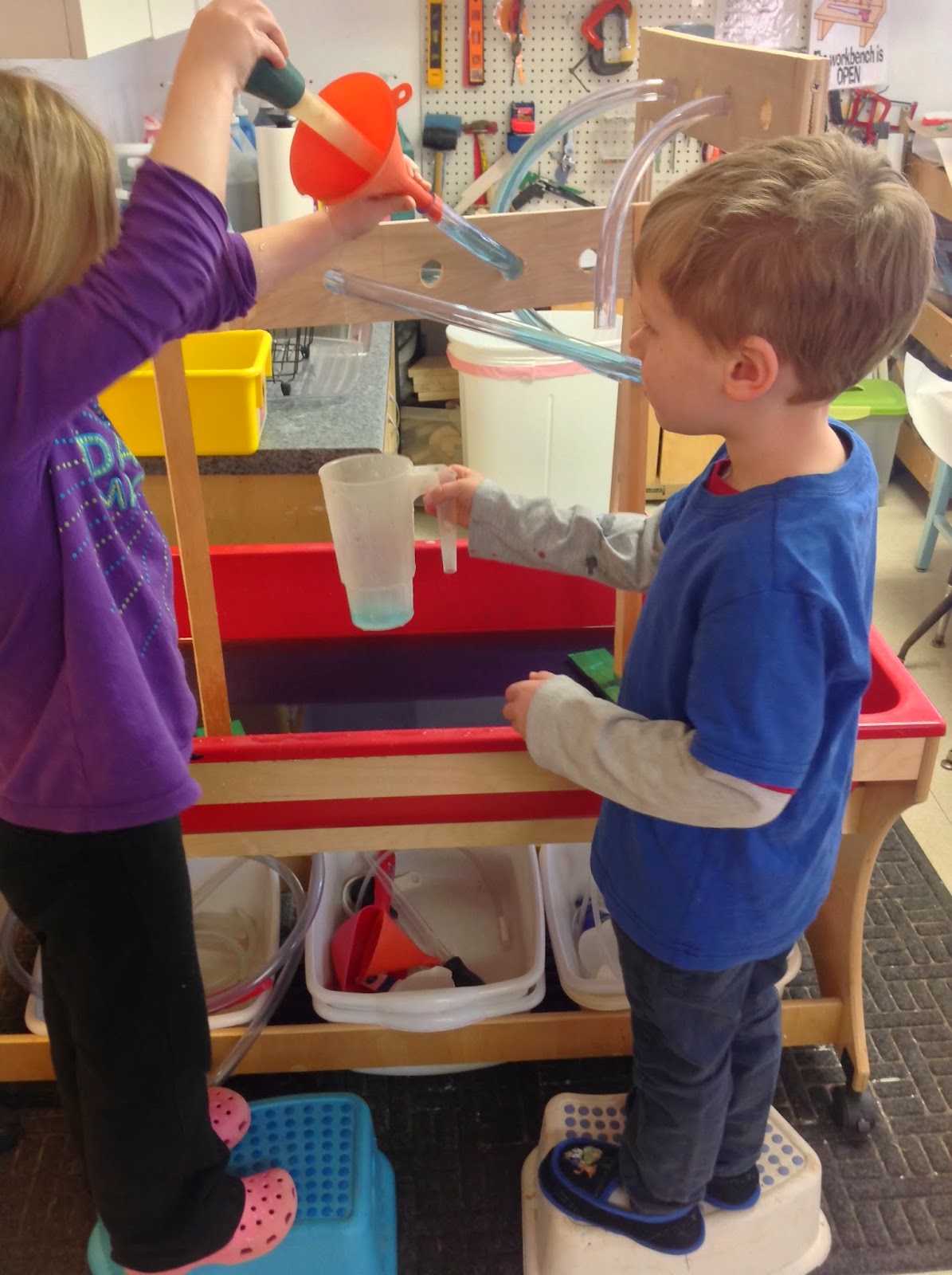 Playfully Learning: Water Table Physics