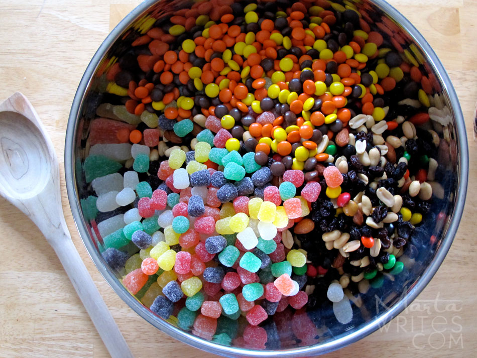 marta writes: traditional trail mix and a personal Q&A