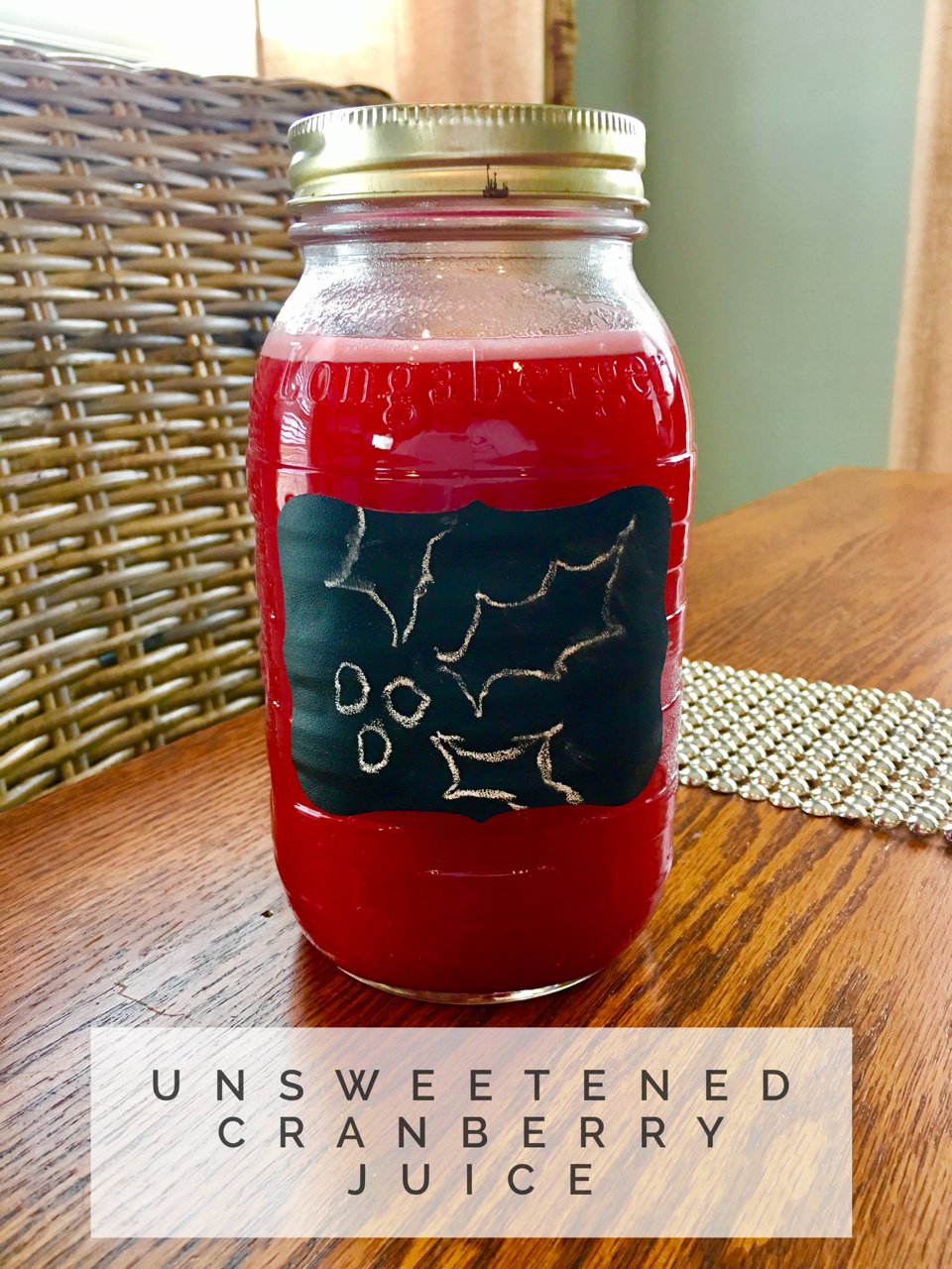 Sugarfree Cranberry Juice | Our Good Life