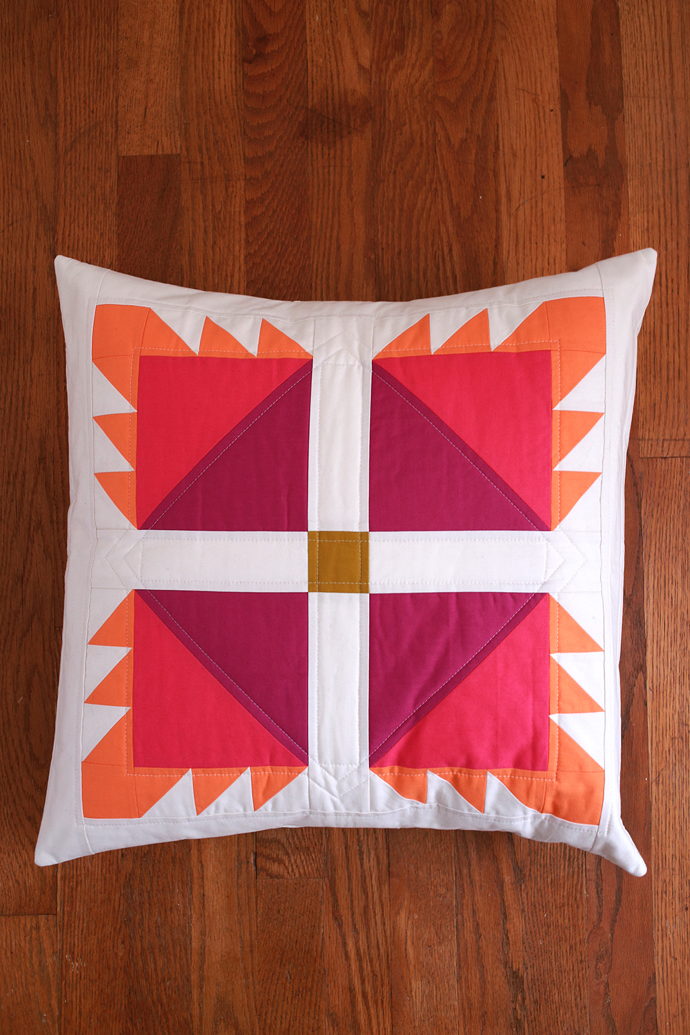 In Color Order: Bear Paw Pillows in Quilts & More Winter 2019