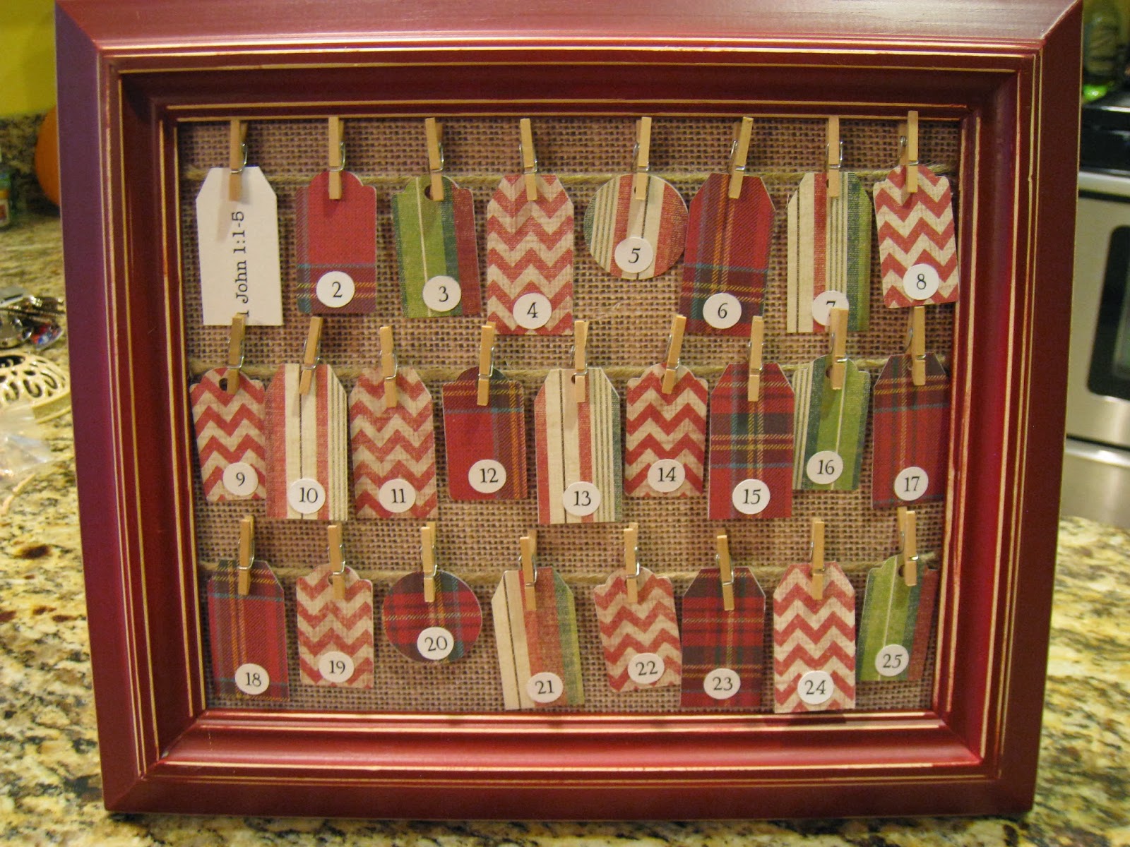 Adventures of One CrAzY LaDy!: DIY: Advent Calendar