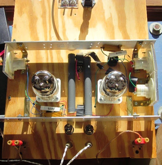 Audio ratbag: Cat Vomit Special - a 6E5P / 6C33C parafeed amp