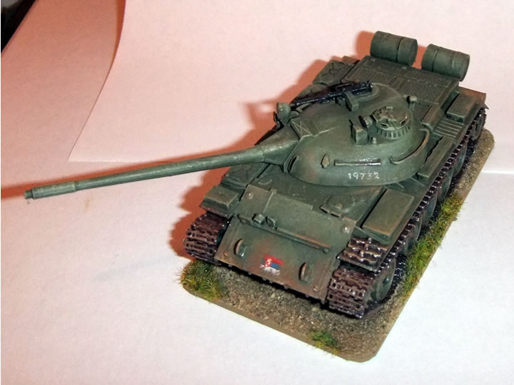 Too Much Lead: Serbian Army T55 paint-thru
