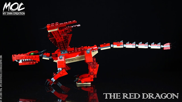 Opelouis's Toys Collection: (LEGO MOC) THE RED DRAGON. (from creator 31032)