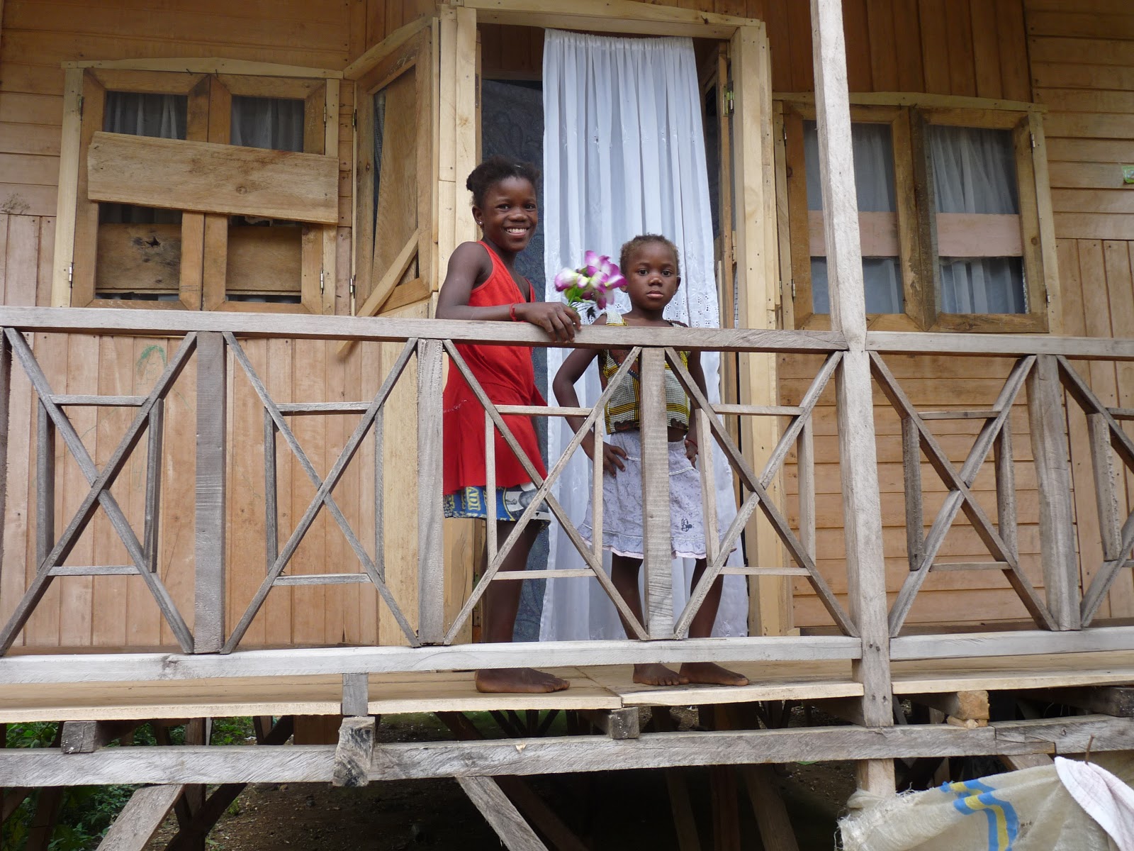 I'd rather be in Africa ...: Invited in - to an African home.