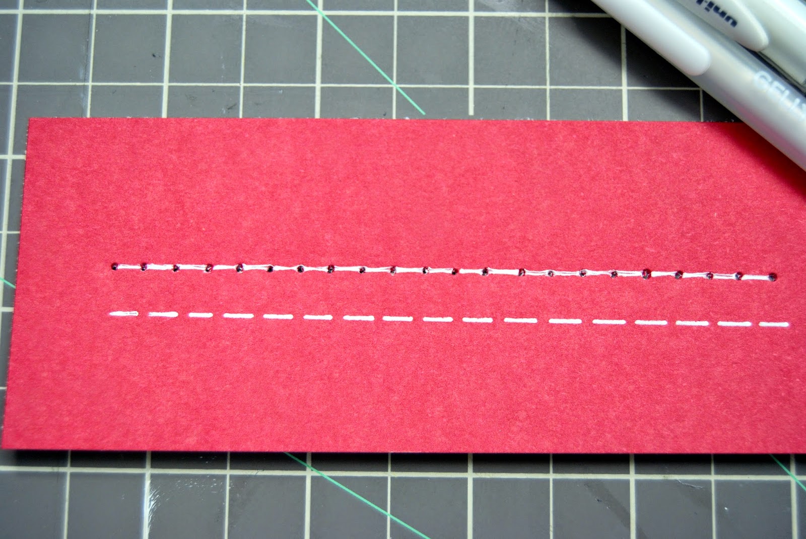 ScrapMuch?: Jayne's Faux Stitching Tutorial